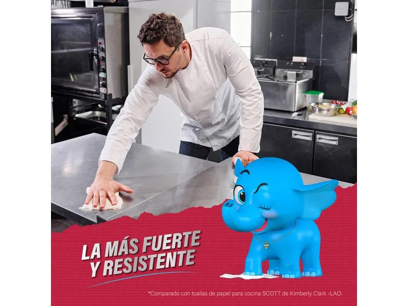 TOALLA DE PAPEL REUTILIZABLE SCOTT DURAMAX AZUL 1 ROLLO 50H - Eureka502