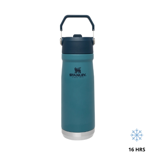PACHON STANLEY DE AGUA CON PAJITA ICEFLOW FLIP 22 OZ COLOR AZUL - Eureka502