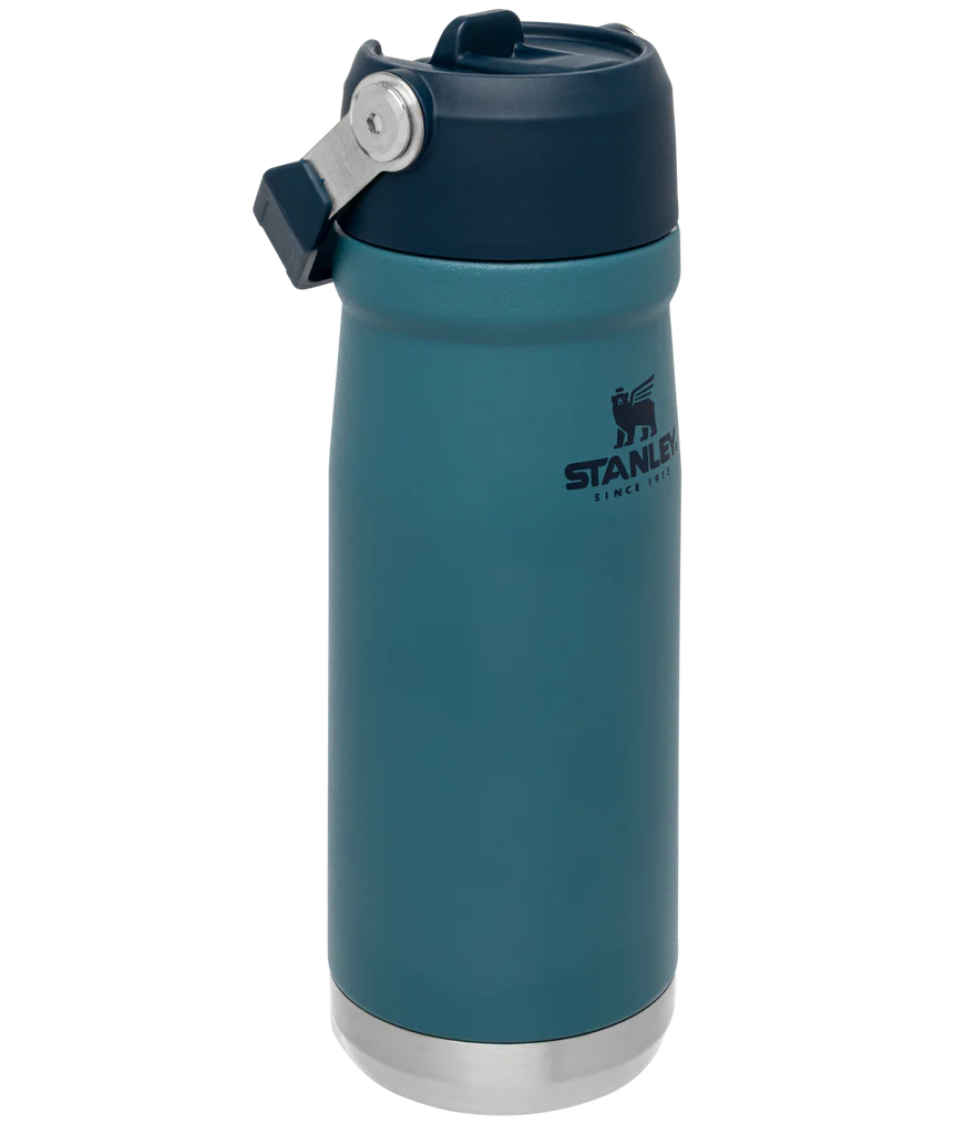 PACHON STANLEY DE AGUA CON PAJITA ICEFLOW FLIP 22 OZ COLOR AZUL - Eureka502