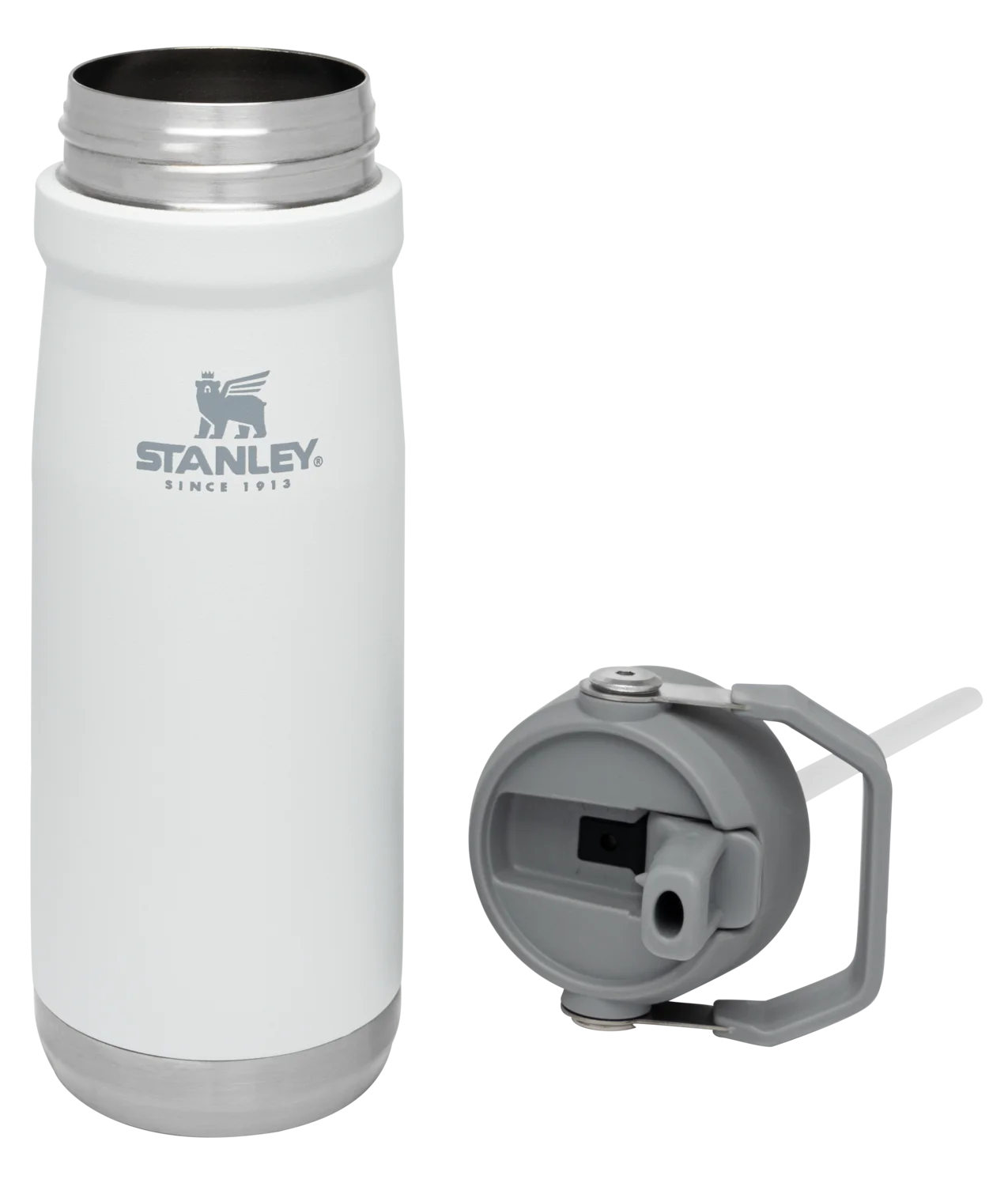 PACHON STANLEY DE AGUA CON PAJITA ICEFLOW FLIP 22 OZ COLOR BLANCO ...
